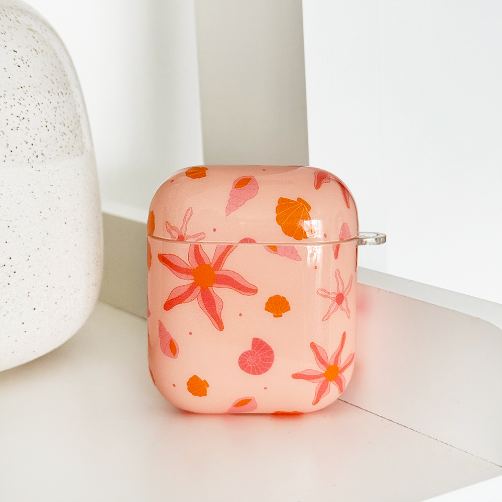 Airpods Case - Peachy Beach | Earphone Cases | Coconut Lane