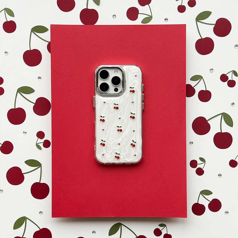 Cherry Pearl iPhone Case | Phone Cases | Coconut Lane