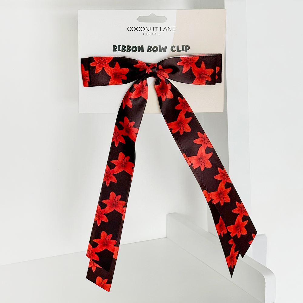 Ribbon Bow Clip - Cinnamon Lily – Coconut Lane