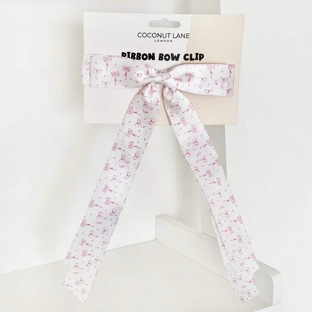 Ribbon Bow Clip - Dainty Bows – Coconut Lane