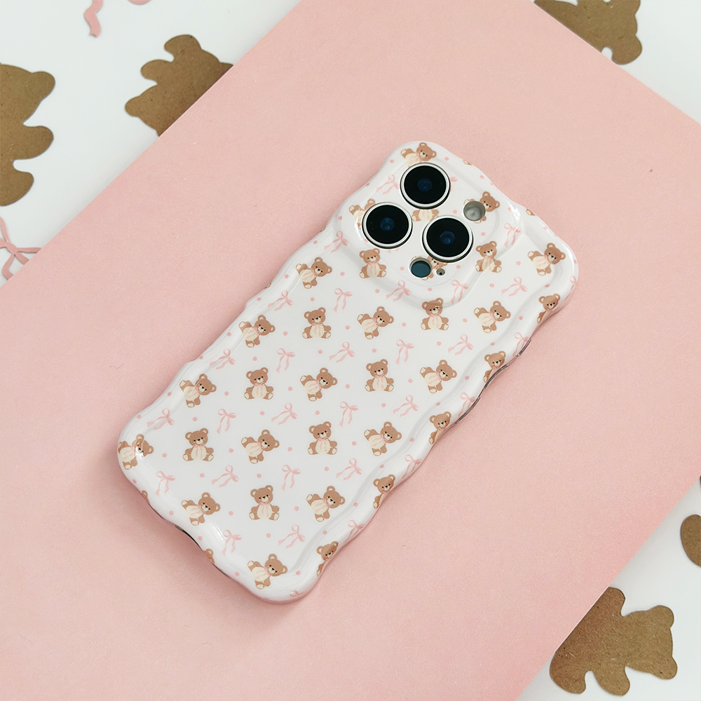 Wavy iPhone Case - Thea Teddy | Phone Cases | Coconut Lane