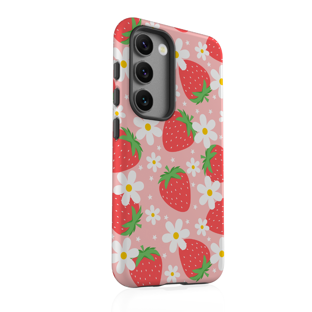 Samsung Phone Case - Berry Cute Strawberry | Phone Cases | Coconut Lane