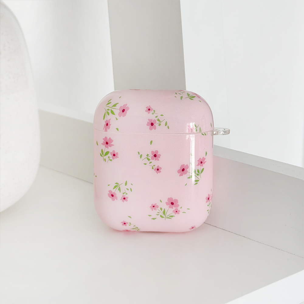 Airpods Case - Ditsy Floral Pink | Earphone Cases | Coconut Lane