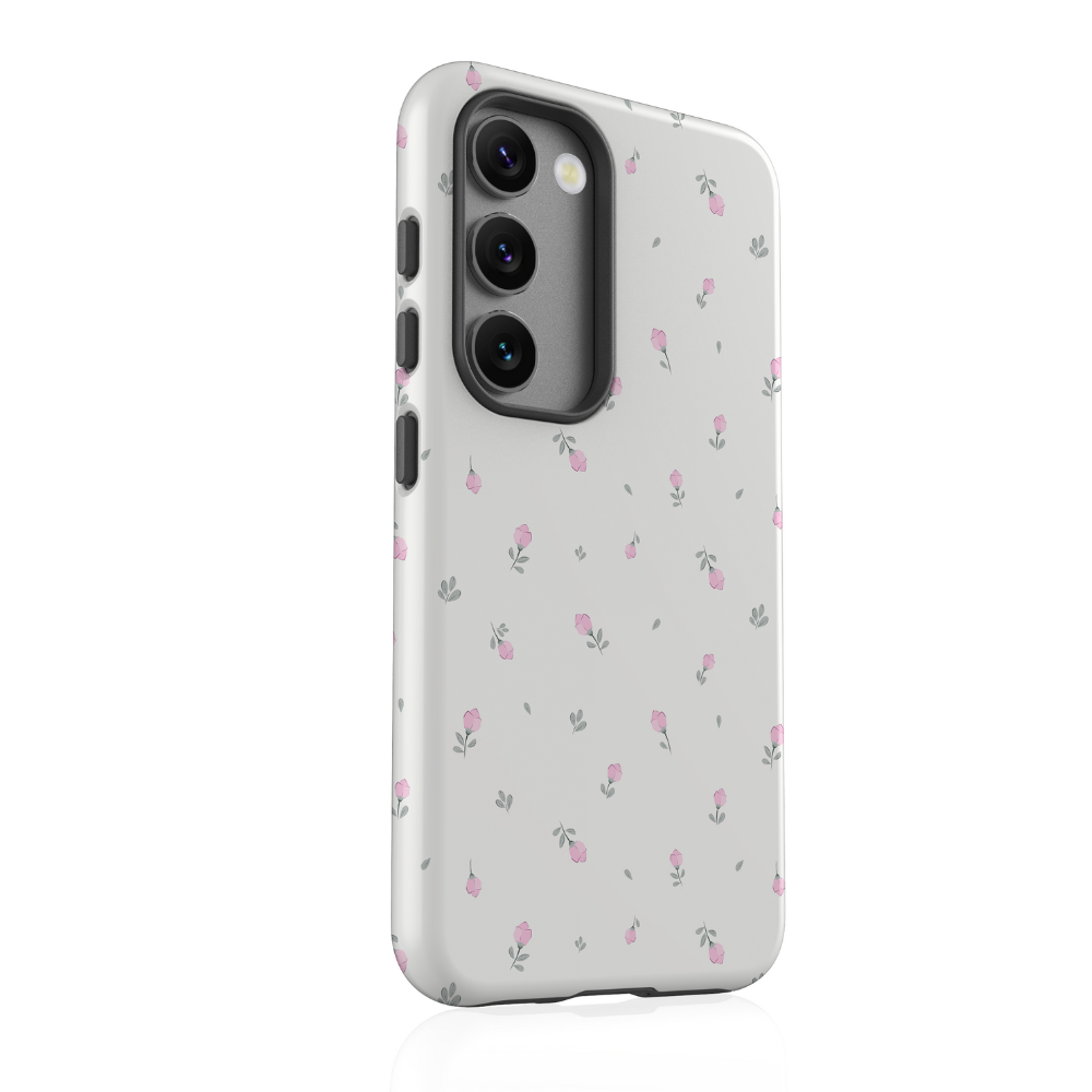 Samsung Phone Case - Ditsy Floral White | Phone Cases | Coconut Lane
